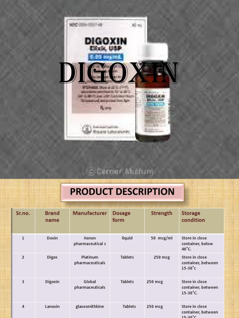 Digoxin | PDF | Heart Failure | Heart