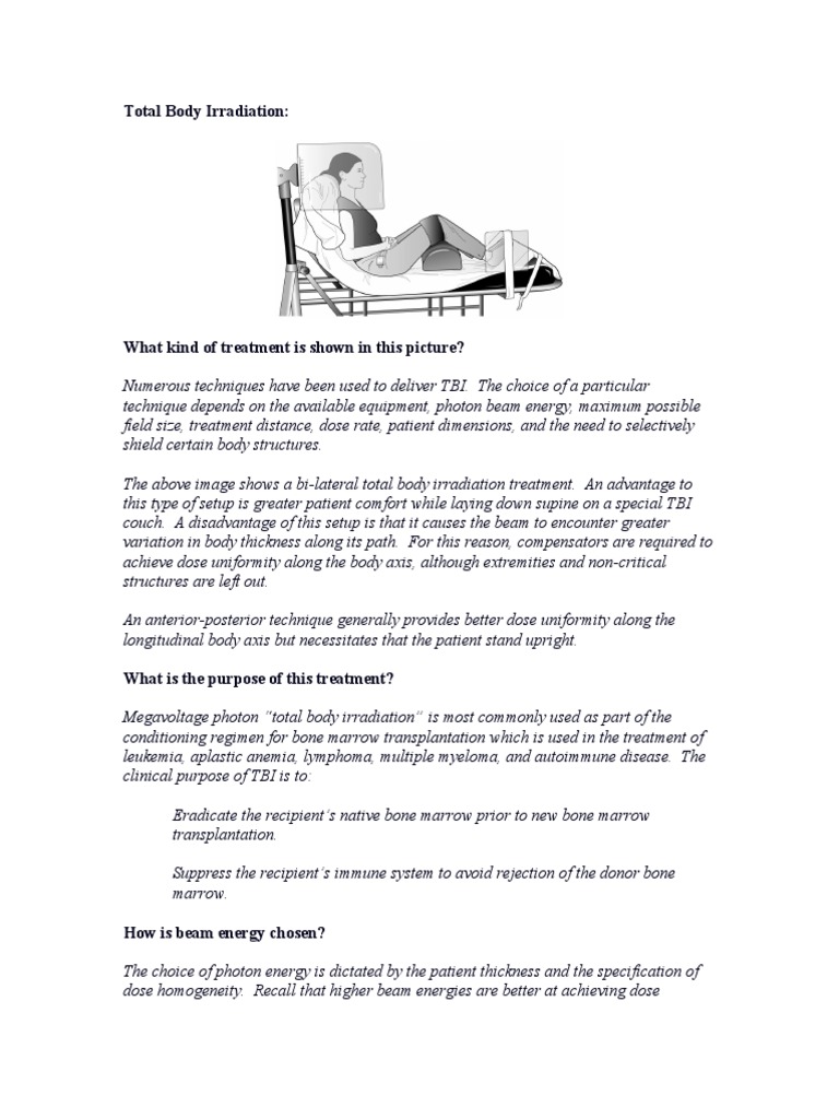 6 Total Body Irradiation | PDF | Hematopoietic Stem Cell ...
