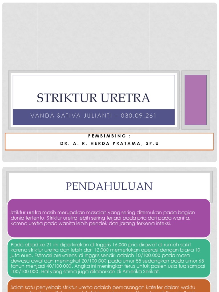 Penyebab dan Terapi Striktur Uretra | PDF