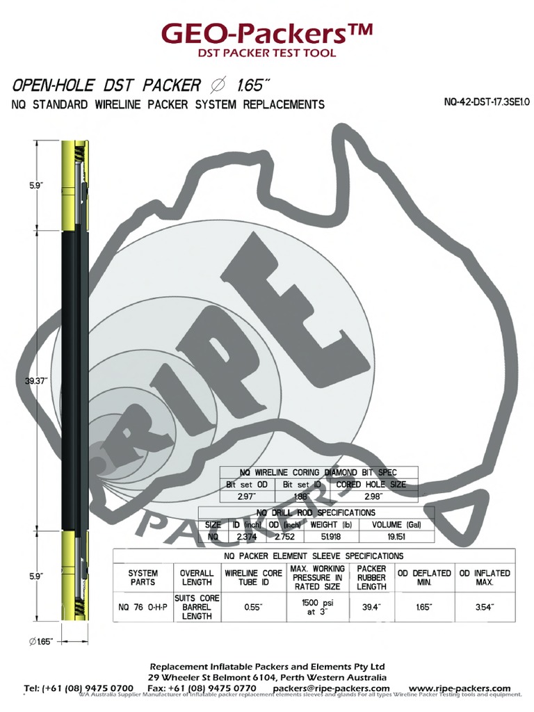1.65 Standard Wireline Packer System Replacements | PDF