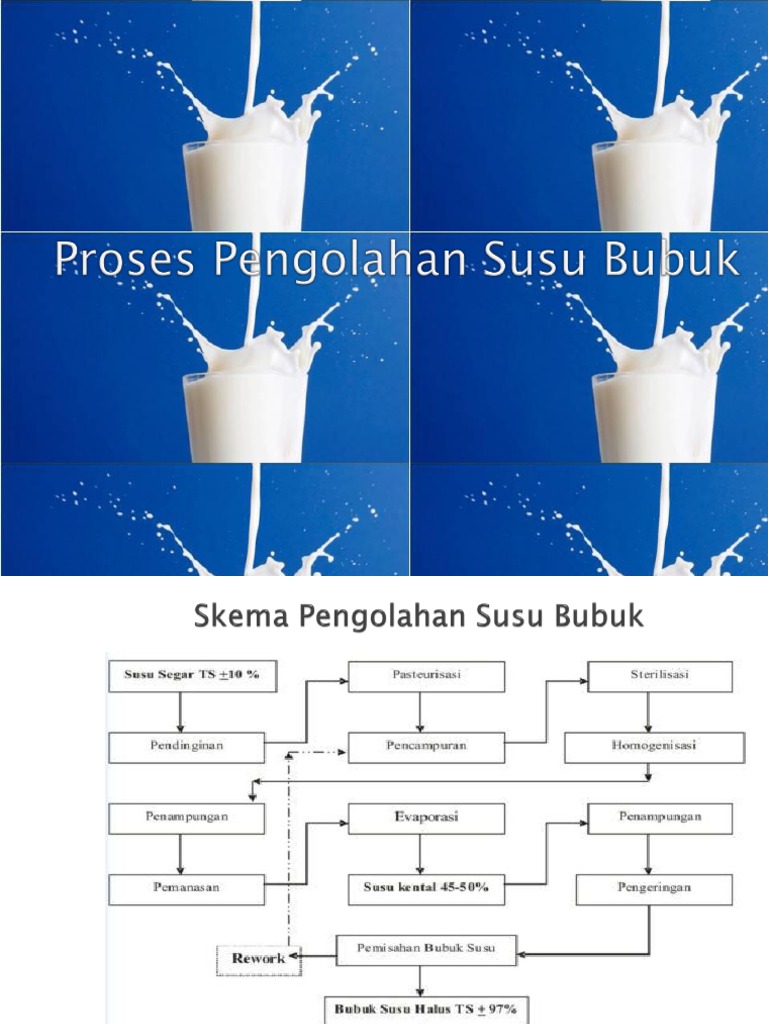 Proses Pengolahan Susu Bubuk | PDF