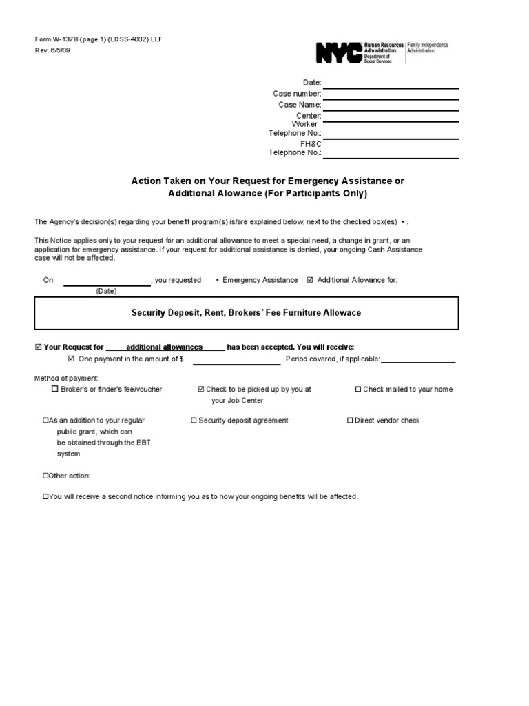 Form w-137b | PDF | Leasehold Estate | Landlord