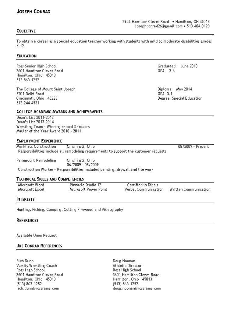 Resume Joe | PDF