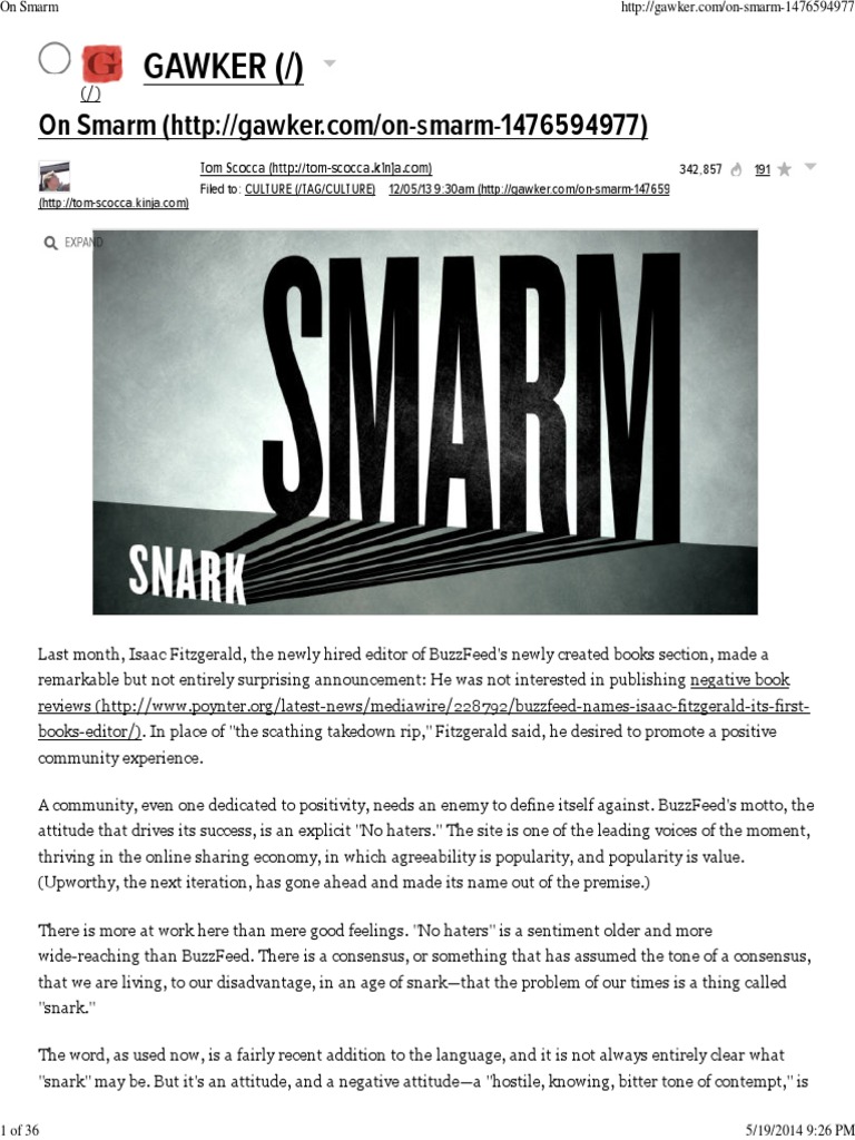 On Smarm | PDF | Mitt Romney | American Government