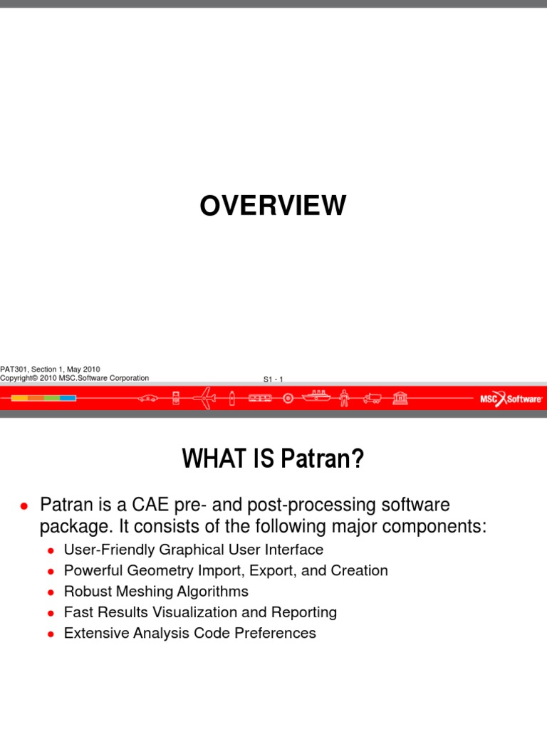 2) Patran Overview | PDF | Areas Of Computer Science | Engineering