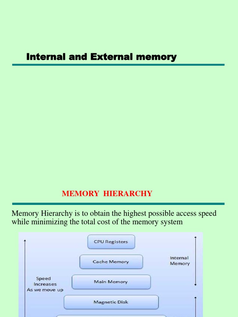 5 - Internal Memory | PDF | Random Access Memory | Computer Data Storage 5 - Internal Memory | PDF | Random Access Memory | Computer Data Storage