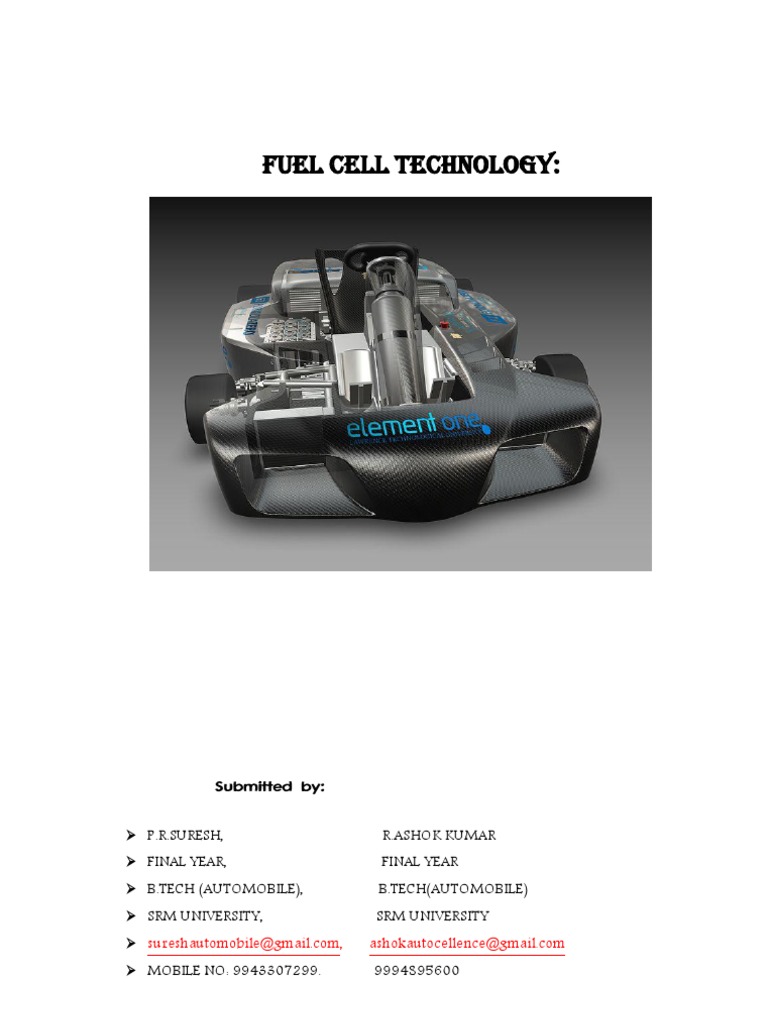 Fuel Cell PDF | PDF | Fuel Cell | Anode