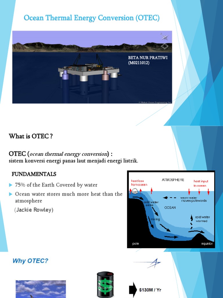 Ocean Thermal Energy Conversion (OTEC) | Heat Exchanger | Steam