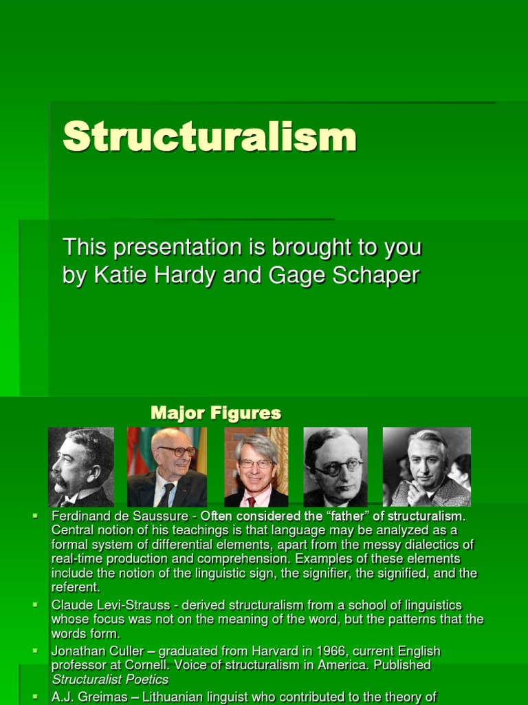 Understanding Structuralism in Literature | PDF | Contemporary ...