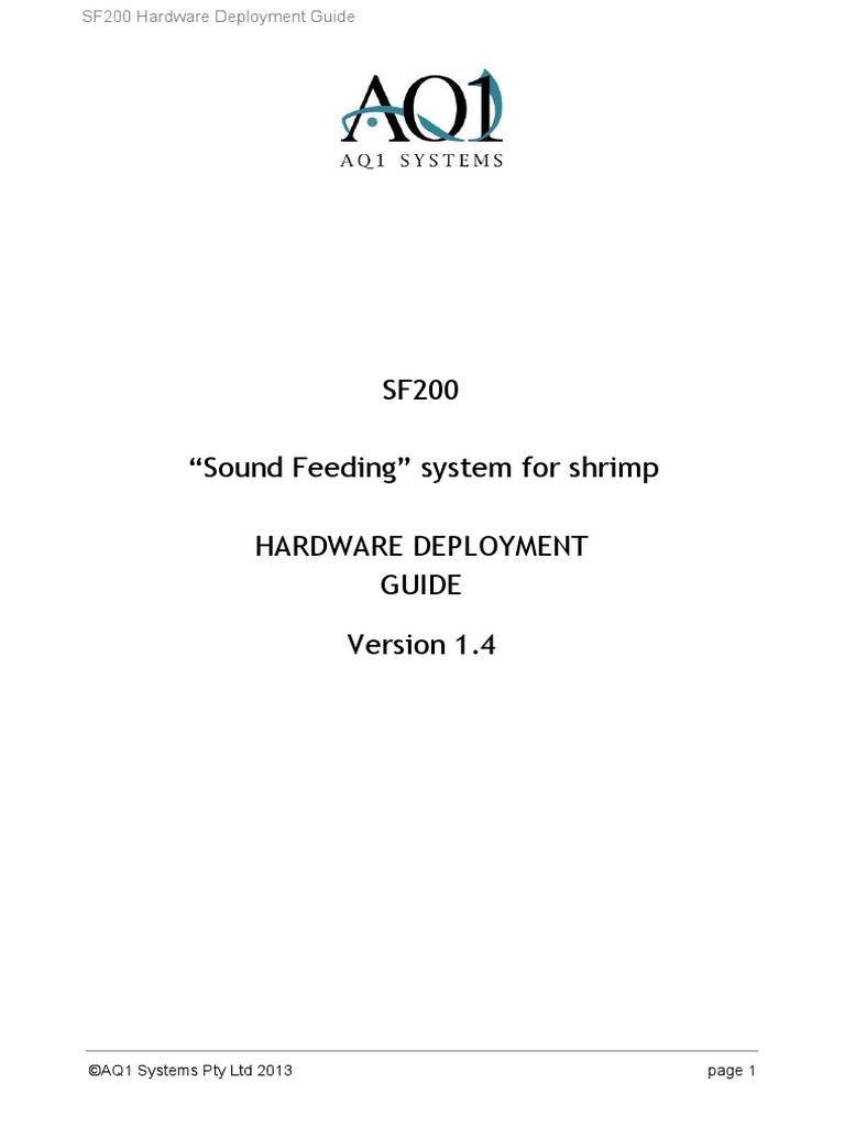 SF 200 Hardware Deployment Manual | PDF | Switch | Antenna (Radio)