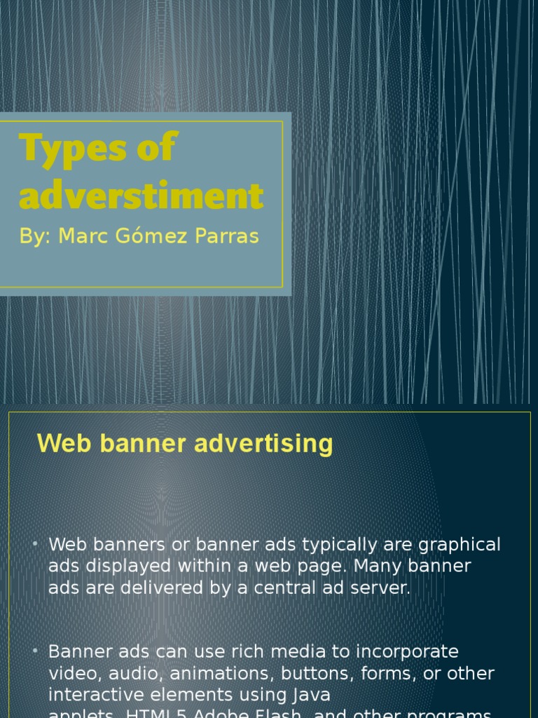 Types of Adverstiment | PDF | Websites | Advertising