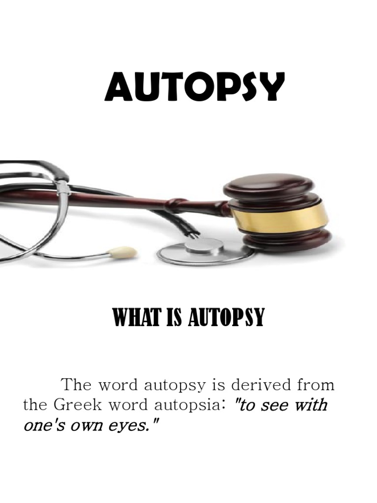 Autopsy | PDF | Autopsy | Medical Imaging