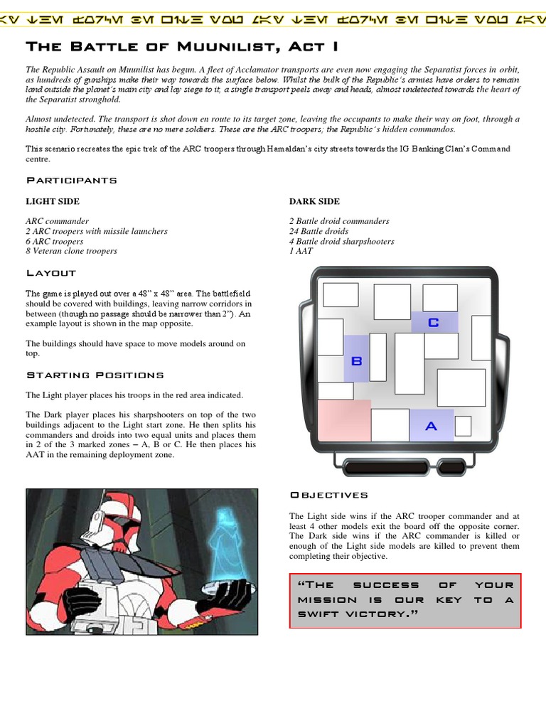 ARC Troopers' Mission on Muunilist | PDF