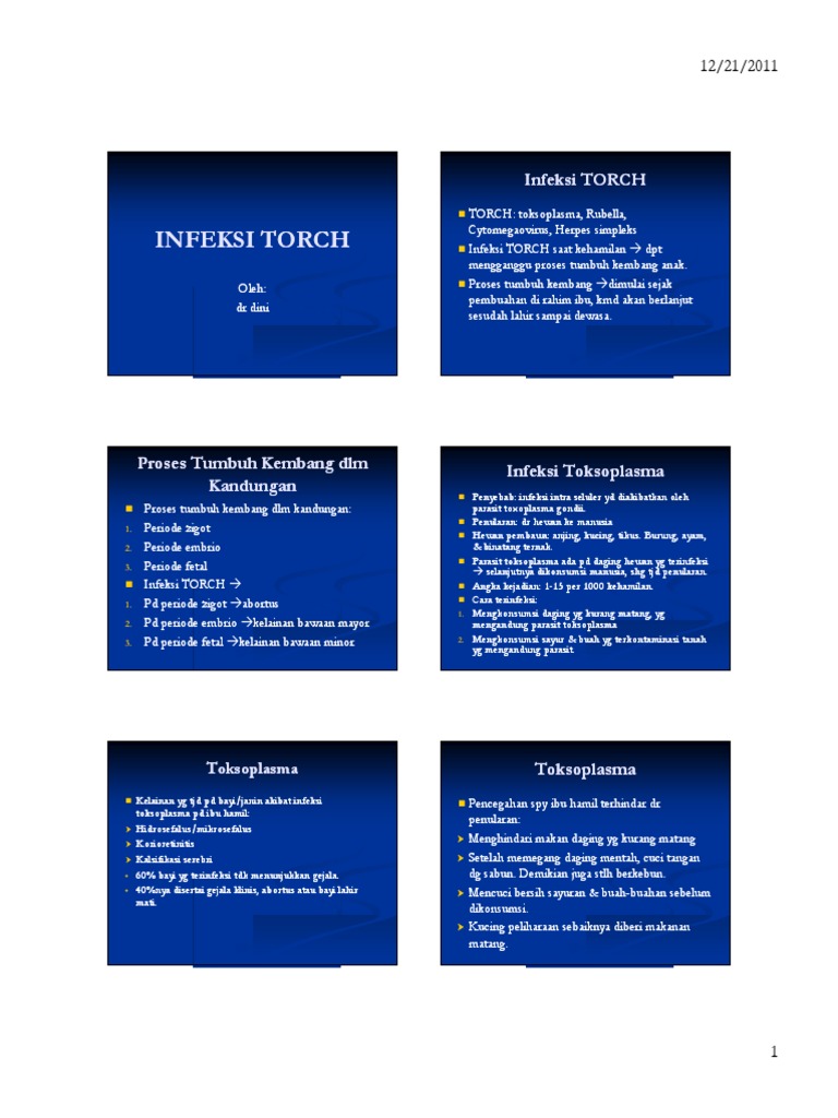 Pediatri Infeksi TORCH | PDF | Pengembangan Diri | Kesehatan Holistik