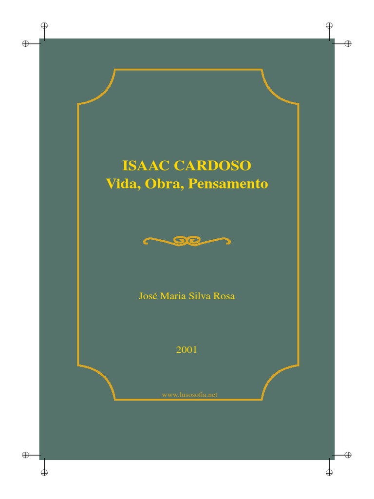 Rosa Jose Isaac Cardoso | PDF | Portugal | Baruch Spinoza