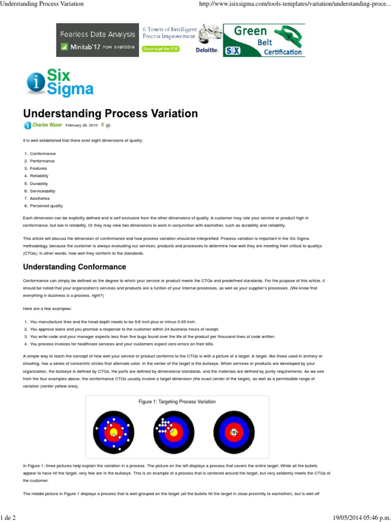 Understanding Process Variation | PDF | Reliability Engineering ...