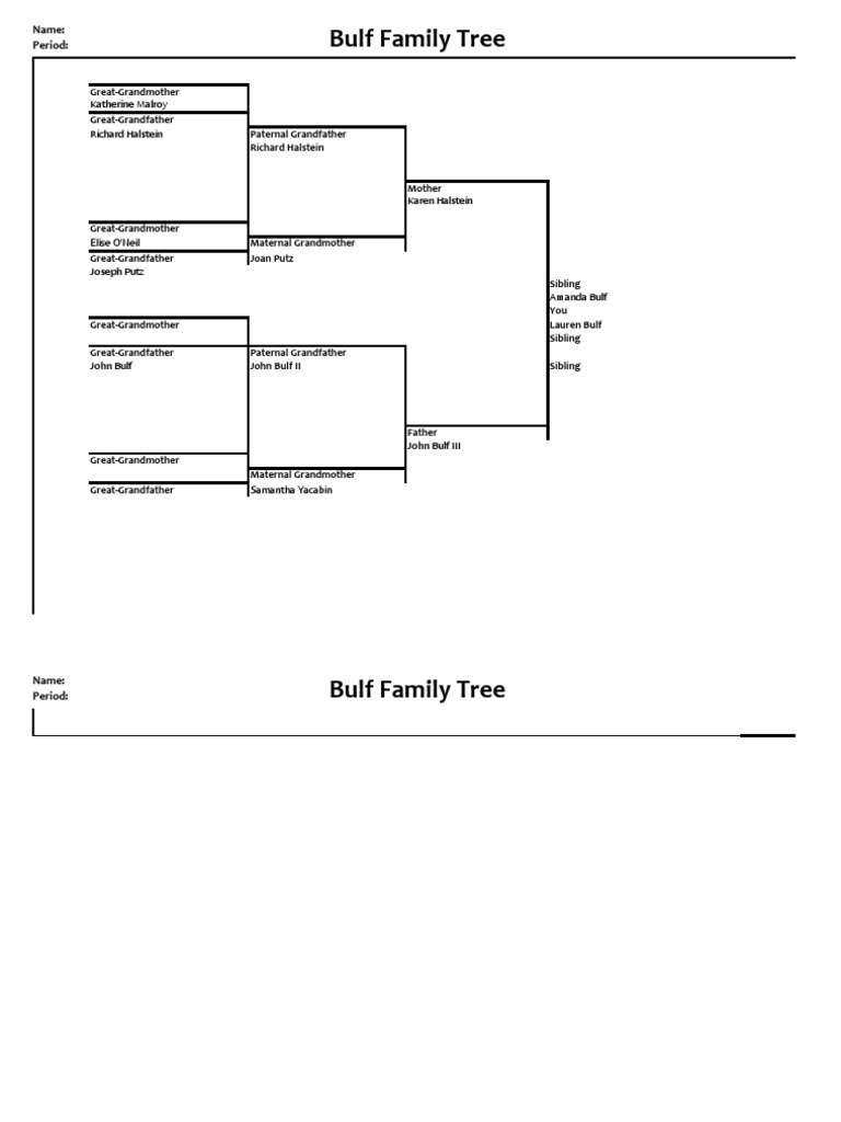 Bulf Family Tree Overview | PDF | History