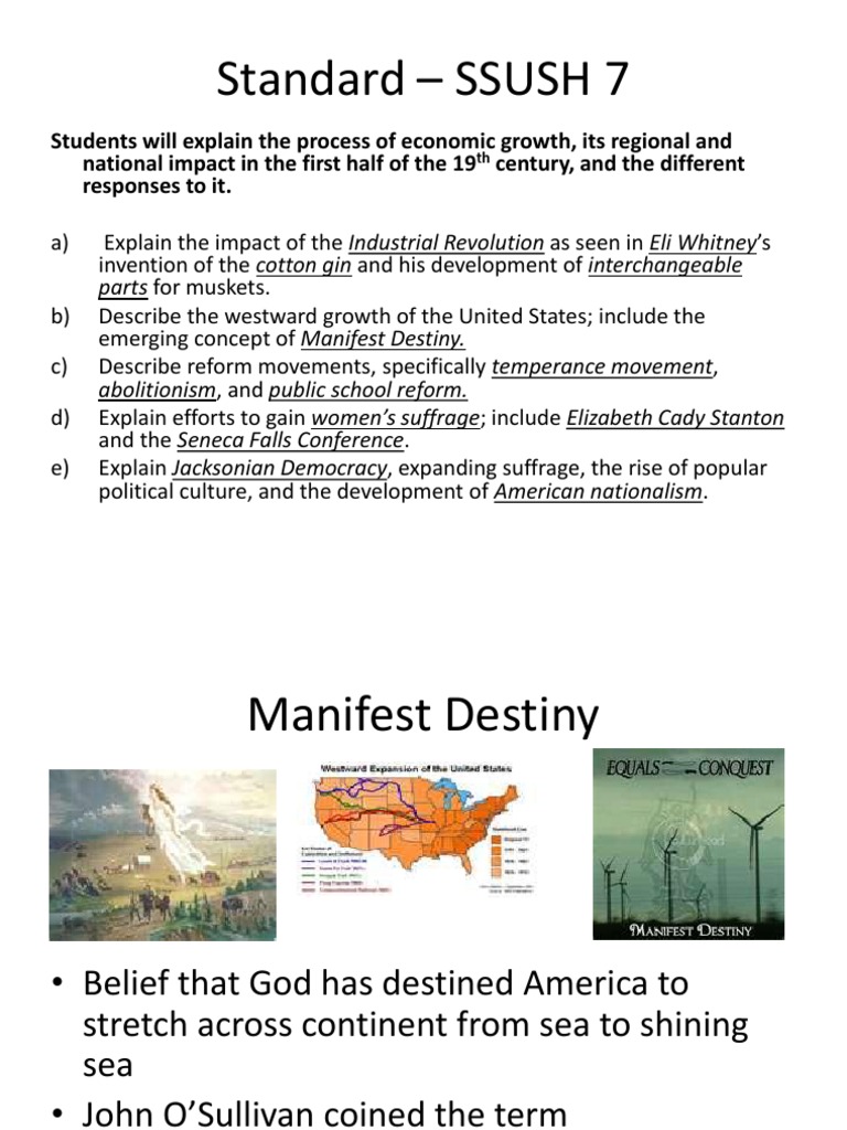 Standard 7 | PDF | The United States | Industrial Revolution