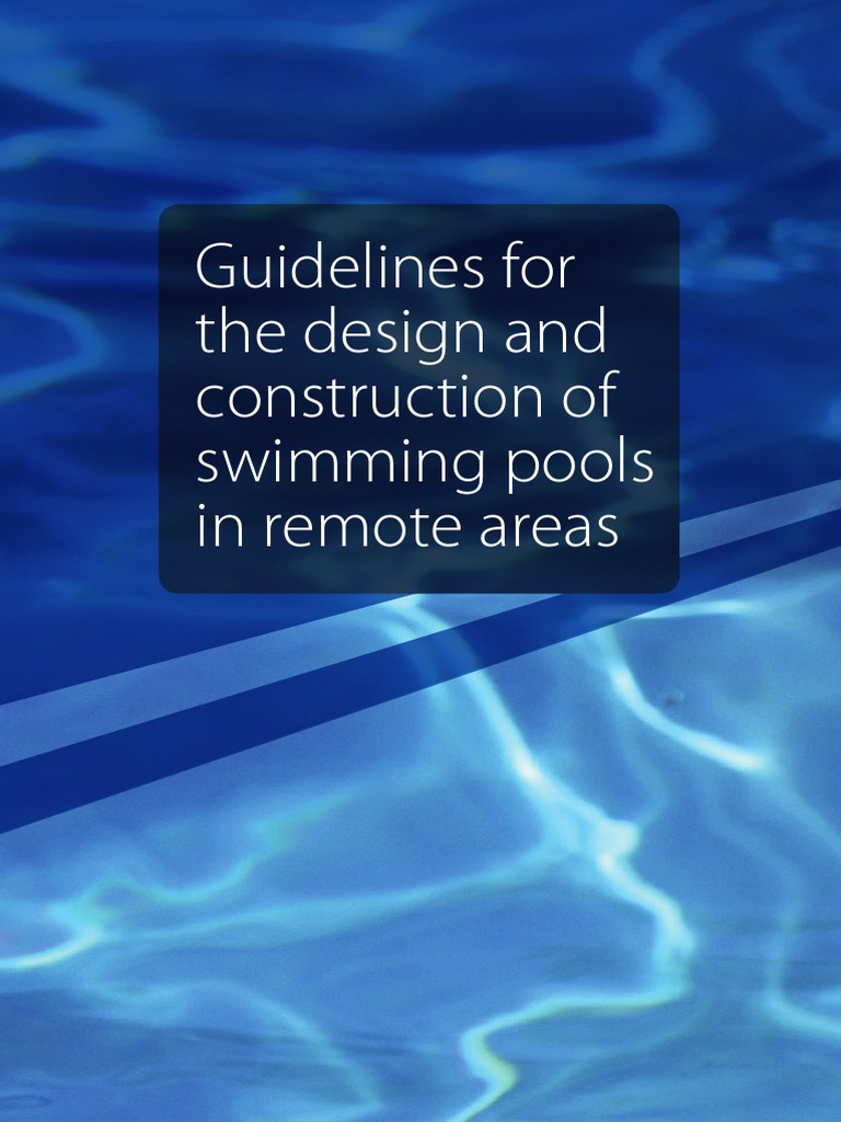 Swimming Pool Guide | PDF | Water Resources | Consultant