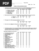Oxford Knee Score Questionnaire | PDF | Medical Specialties | Clinical ...