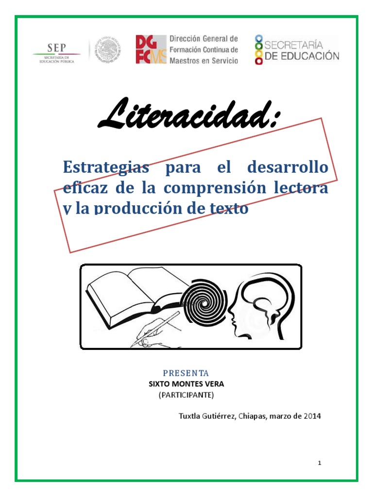Estrategias para Comprensión y Escritura | PDF | Lectura (proceso ...
