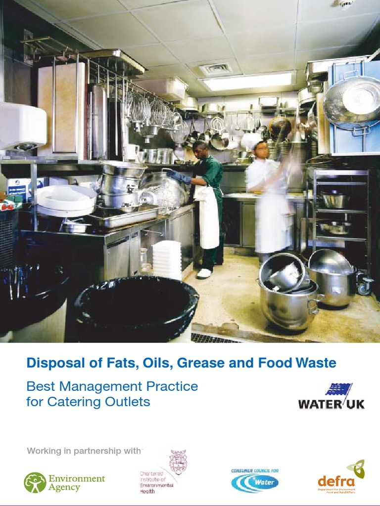 Disposal of Fats, Oils, Grease and Food Waste: Best Management Practice ...