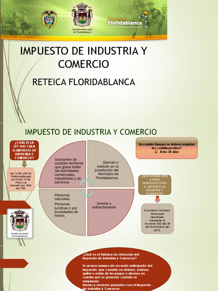 Impuesto de Industria y Comercio en Floridablanca | PDF | Impuestos | Euro