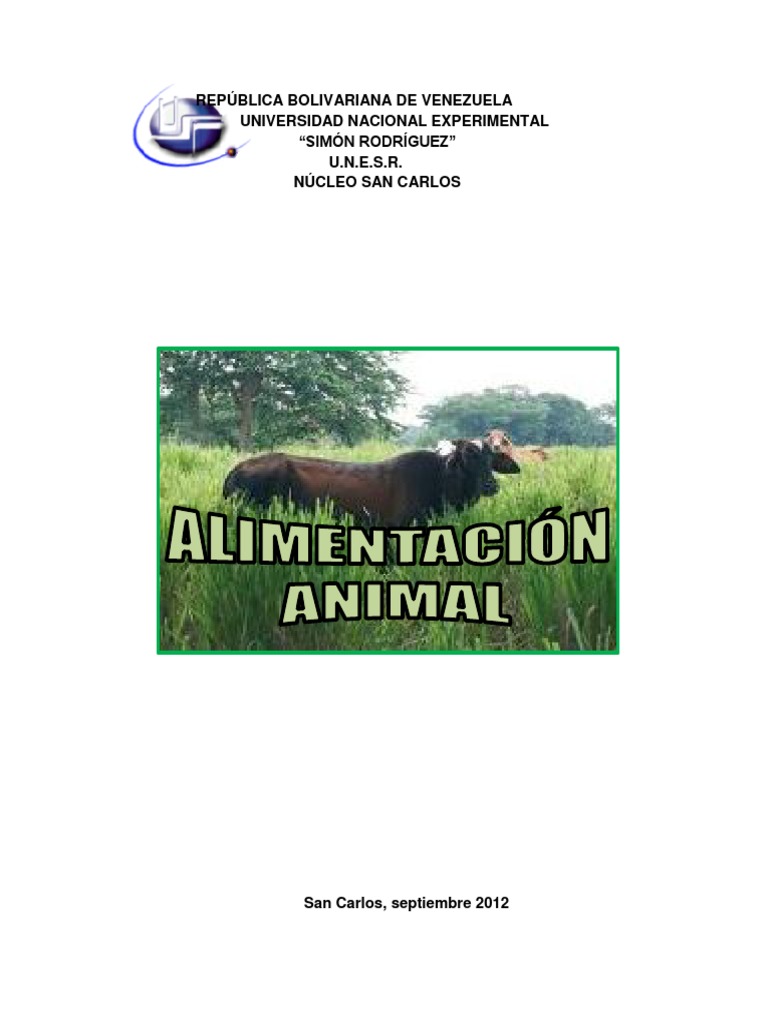 Las Necesidades Nutritivas de Los Animales | PDF | Proteínas | Vitamina