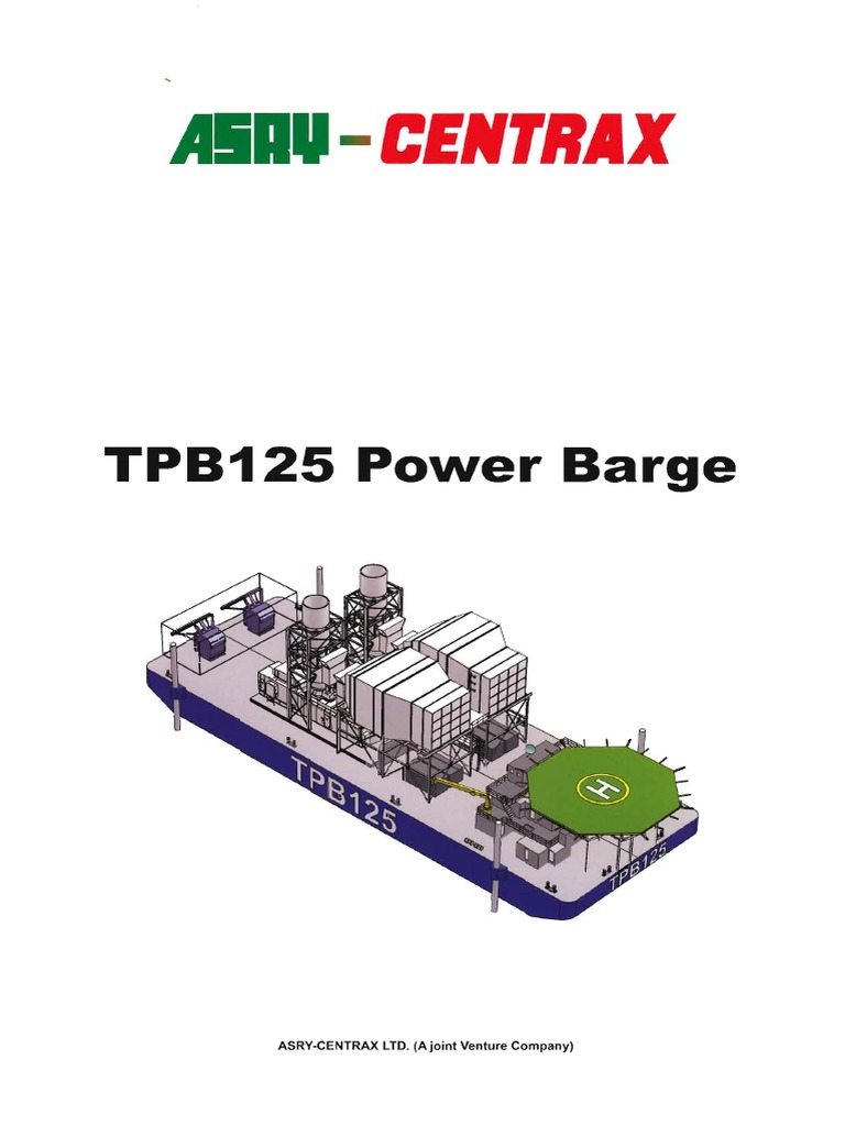 Centrax Brochure - TPB125 Power Barge | PDF