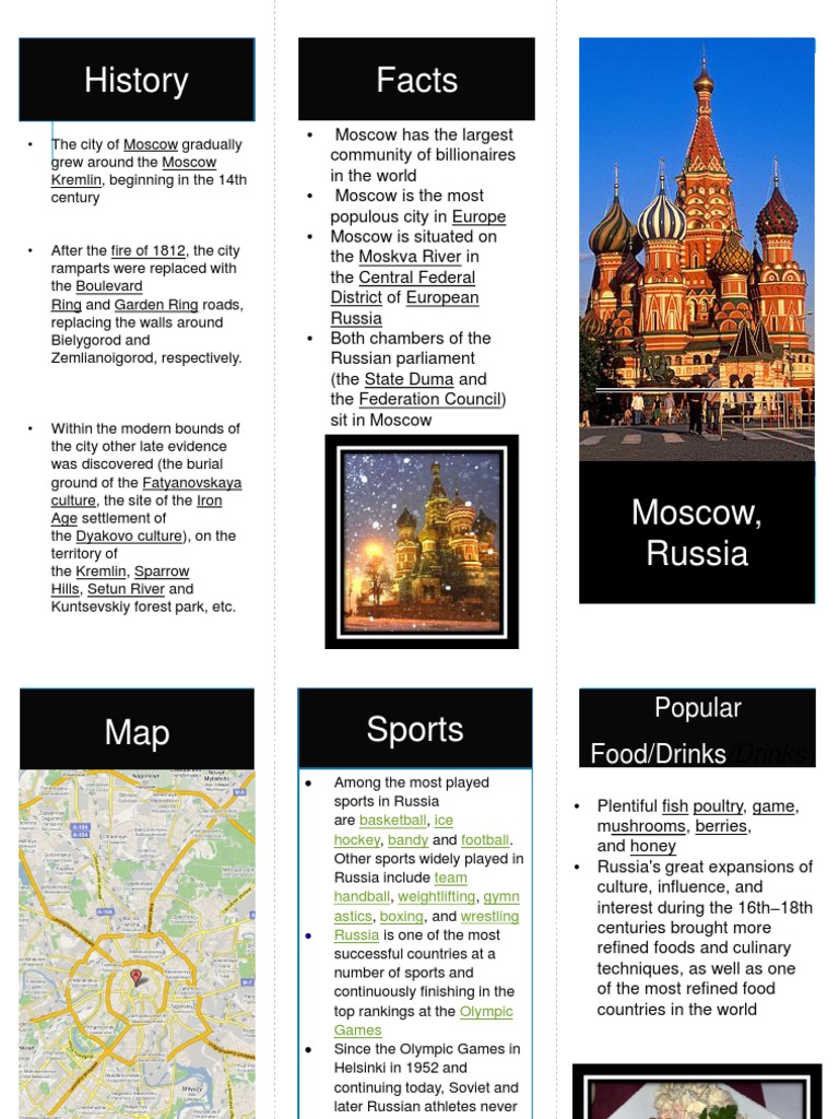 Moscow Russia | PDF | Moscow | Russia