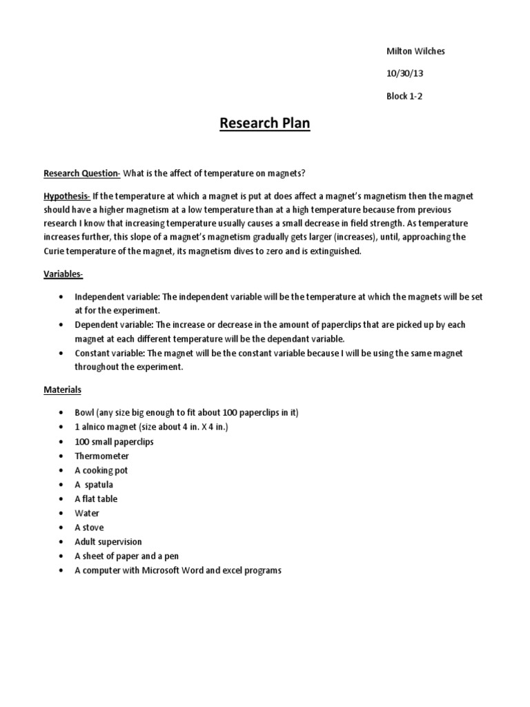research-plan-for-science-project-final-pdf-experiment-magnet
