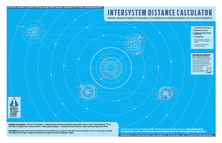 Firefly/Serenity RPG Map | PDF | Aerospace Engineering | Spaceflight ...