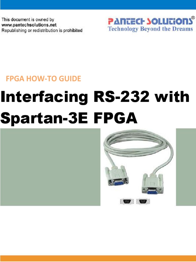 Interfacing RS-232 With Spartan-3E FPGA | PDF | Computer Engineering | Electronic Engineering
