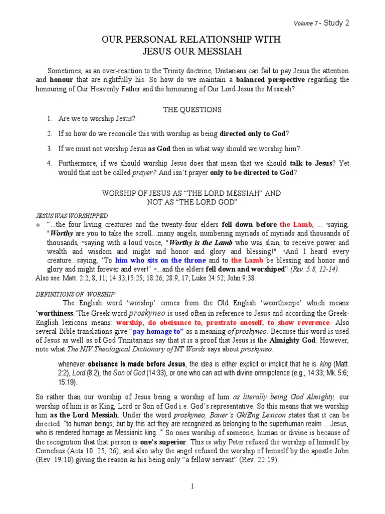 Our Personal Relationship With Jesus | PDF | Christian Philosophy ...