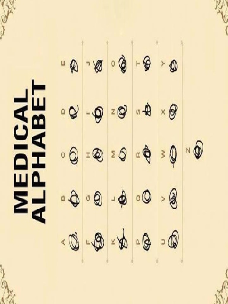 Medical Alphabet | PDF