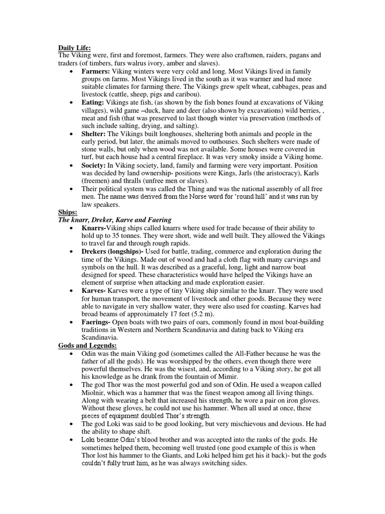 Viking Daily Life and Society Overview | PDF | Danelaw | Vikings
