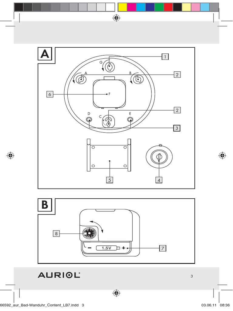 Bathroom Clock User Guide | PDF