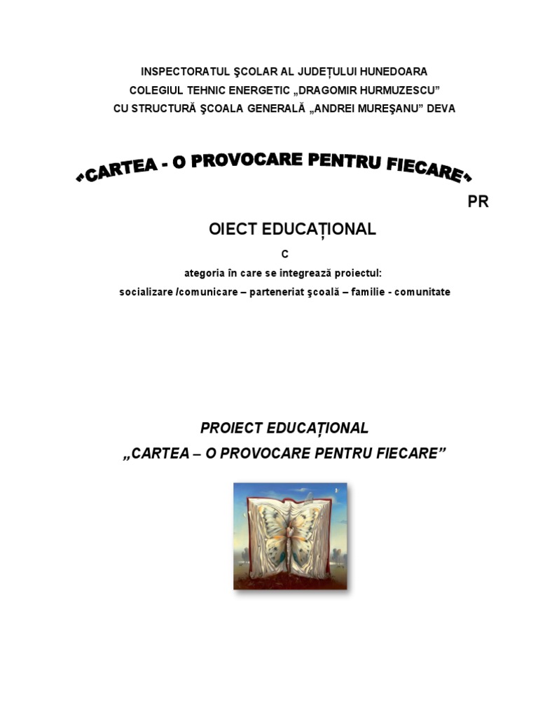 Proiect Educational