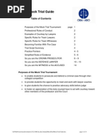 Steps in A Mock Trial | PDF | Cross Examination | Witness
