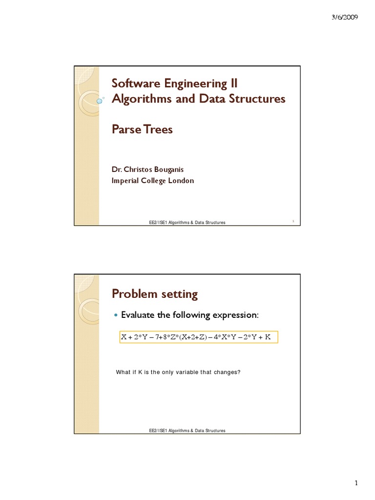 Parse Tree | PDF | Parsing | Computer Programming