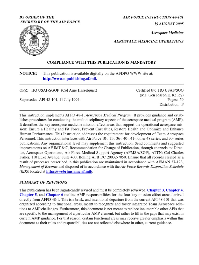 Aerospace Medical Program | PDF | United States Air Force ...