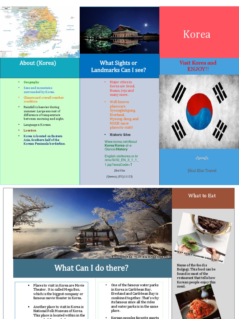 Korean Brochure | PDF | Travel