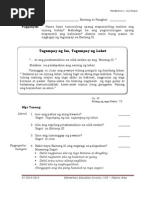 PICTOGRAPH - Filipino 3 | PDF