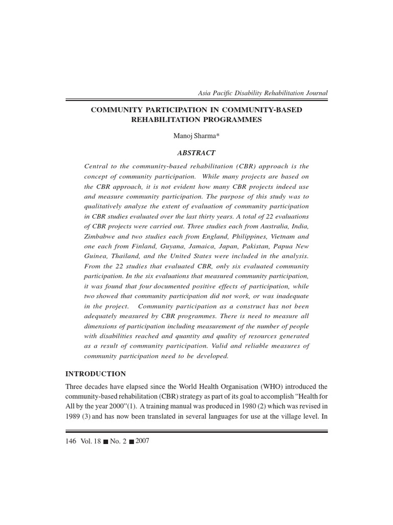 Portage Test | PDF | Disability | Qualitative Research