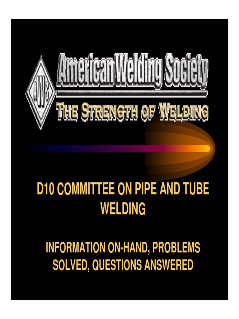 d10 Standards | PDF | Welding | Construction