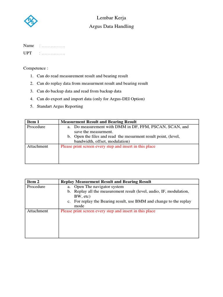 Argus Data Handling Lembar Tugas | PDF | Computers | Technology & Engineering