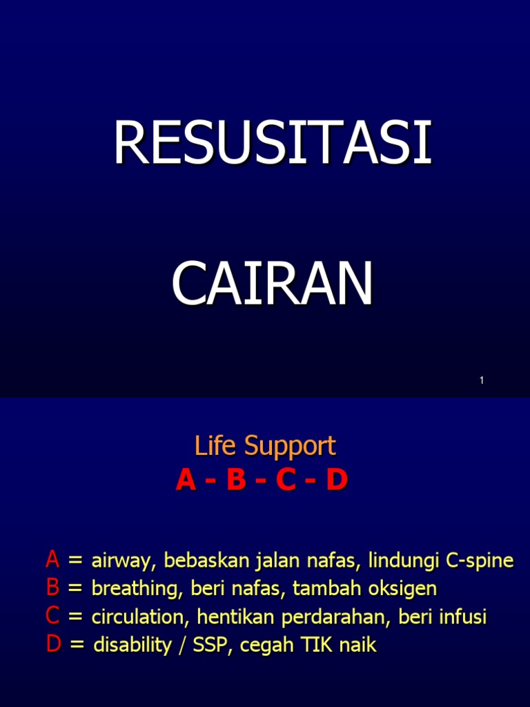 Resusitasi Cairan | PDF