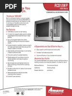 Menumaster - RCS511TS | PDF | Countertop