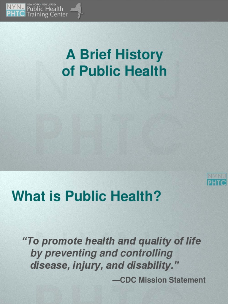 Public Health Evolution | PDF | Sanitation | Public Health