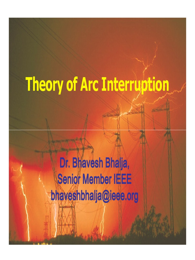 Theory of Arc Interruption | PDF | Ionization | Electric Current
